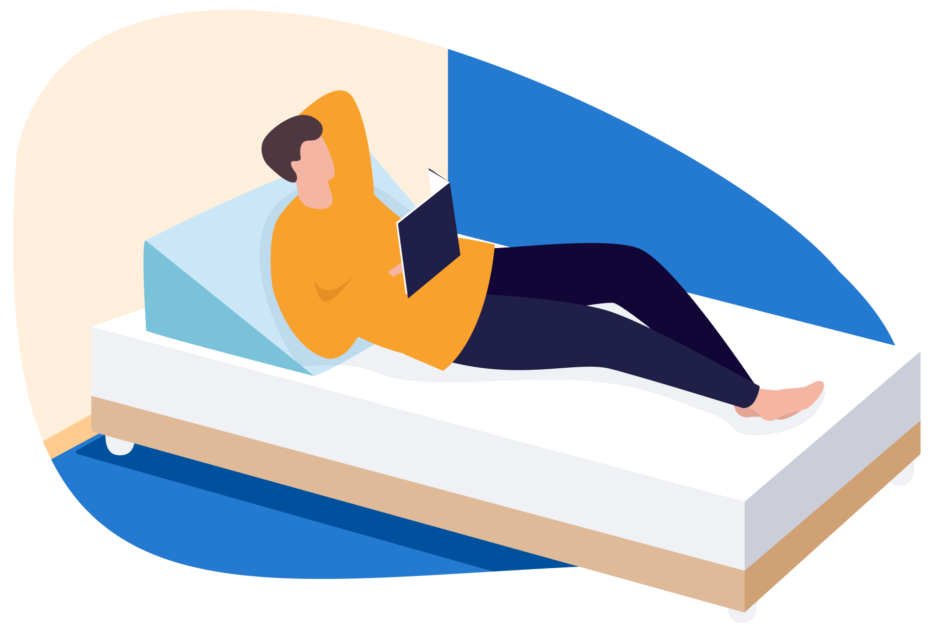 Dormir avec un traversin : usages et position de sommeil