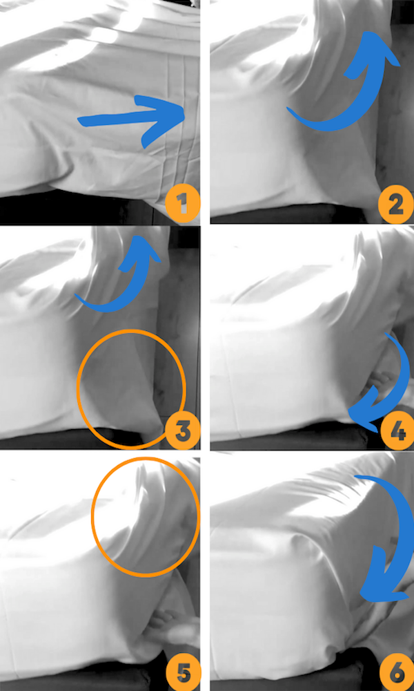 Comment faire soi-même le lit au carré